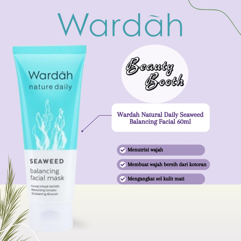 Jual WARDAH Natural Daily SEAWEED Balancing Facial 60ml - Beauty Booth ...