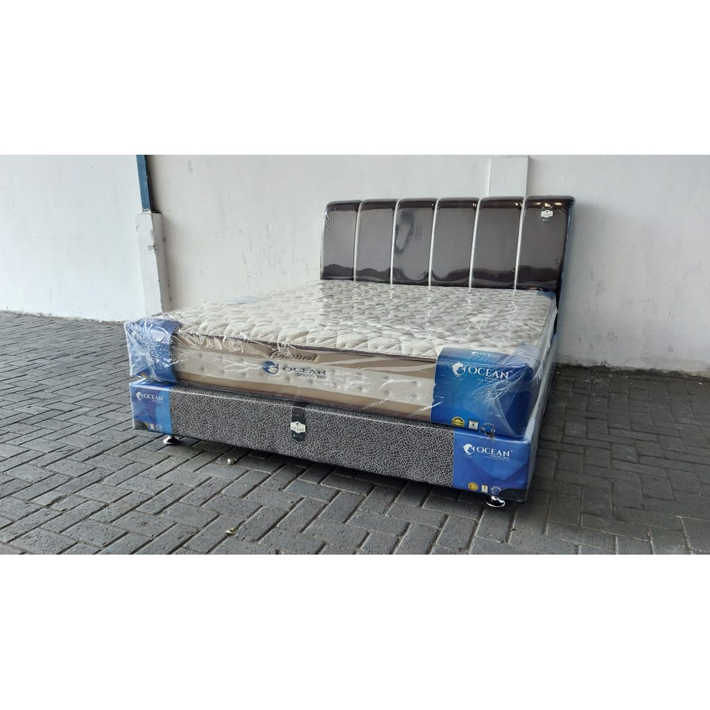 Jual Kasur Tempat Tidur Ocean Original Fullset Springbed | Shopee Indonesia