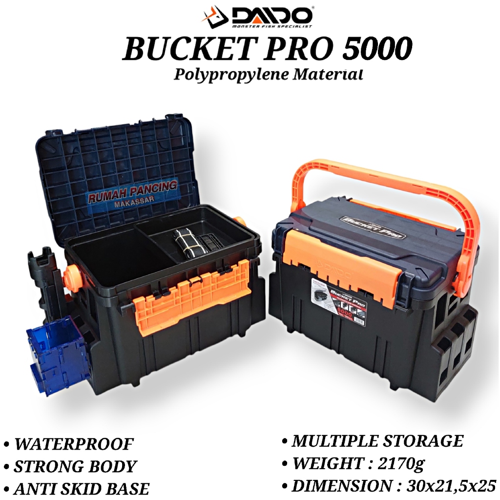 Jual Daido Tackle Box Bucket Pro 5000 - Kotak Pancing | Shopee Indonesia