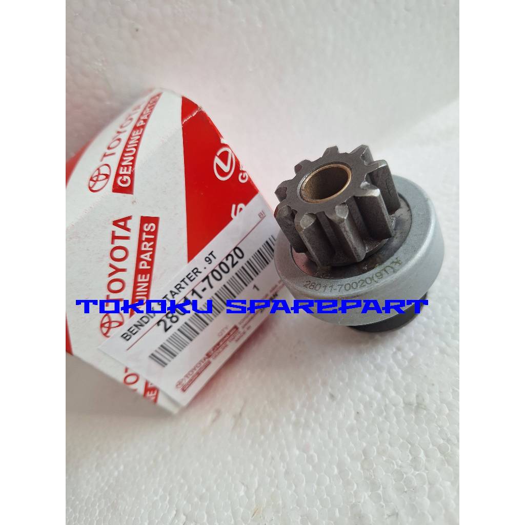 Jual toyota bendix starter 9T mobil 7K bensin innova bensin bendik ...