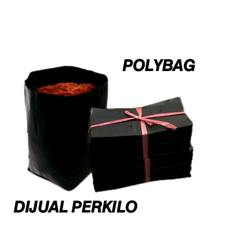 Jual Plastik Polybag Polibek Polibeg Kiloan Isi 1 KG Berbagai Ukuran ...