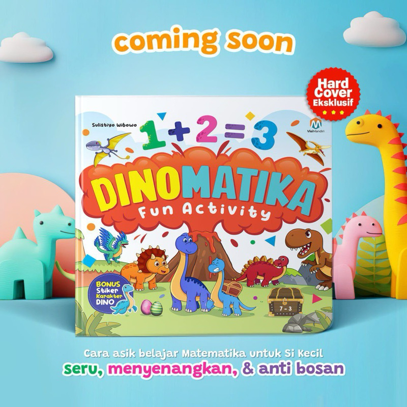 Jual Buku Dinomatika Fun Activity Hard Cover Ziyadbooks Buku Belajar ...