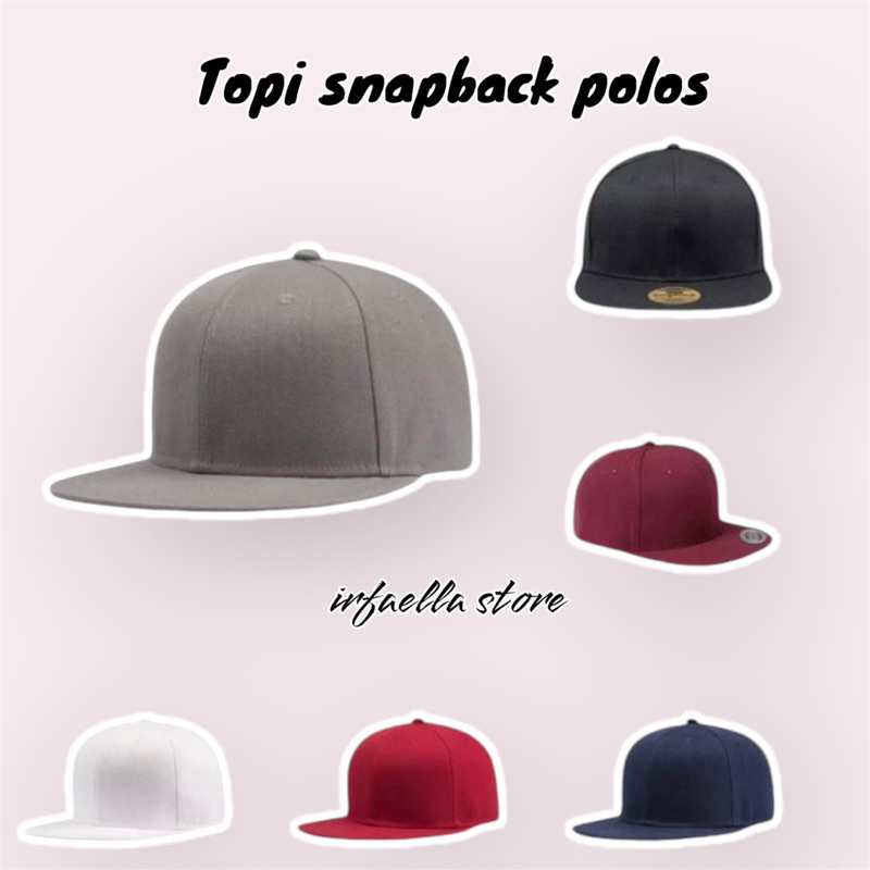 Jual Topi polos snapback premium | Shopee Indonesia