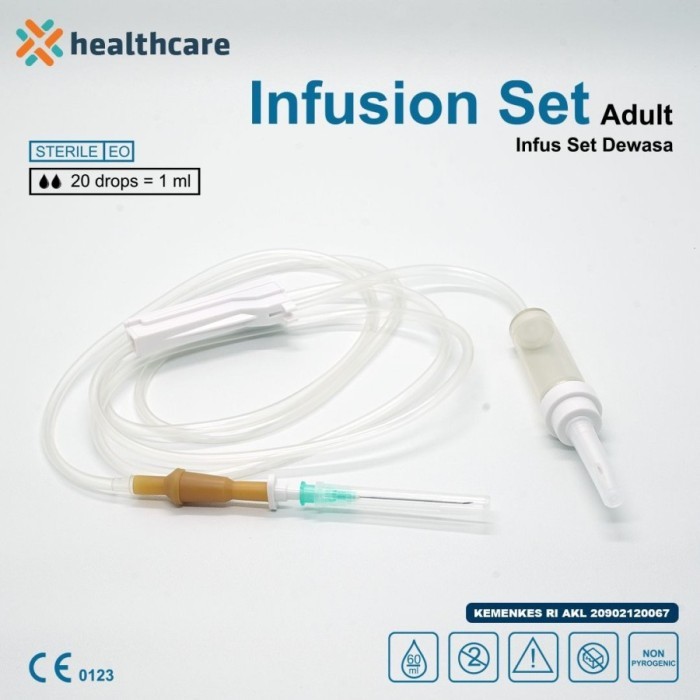 Jual Infus Set Dewasa / Selang Infus Dewasa | Shopee Indonesia