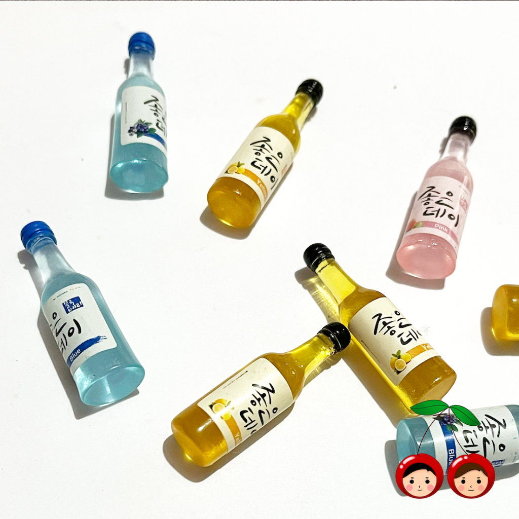 Jual Miniatur Miniature Dollhouse 1:12 Botol Fruit Soju Buah | Shopee ...