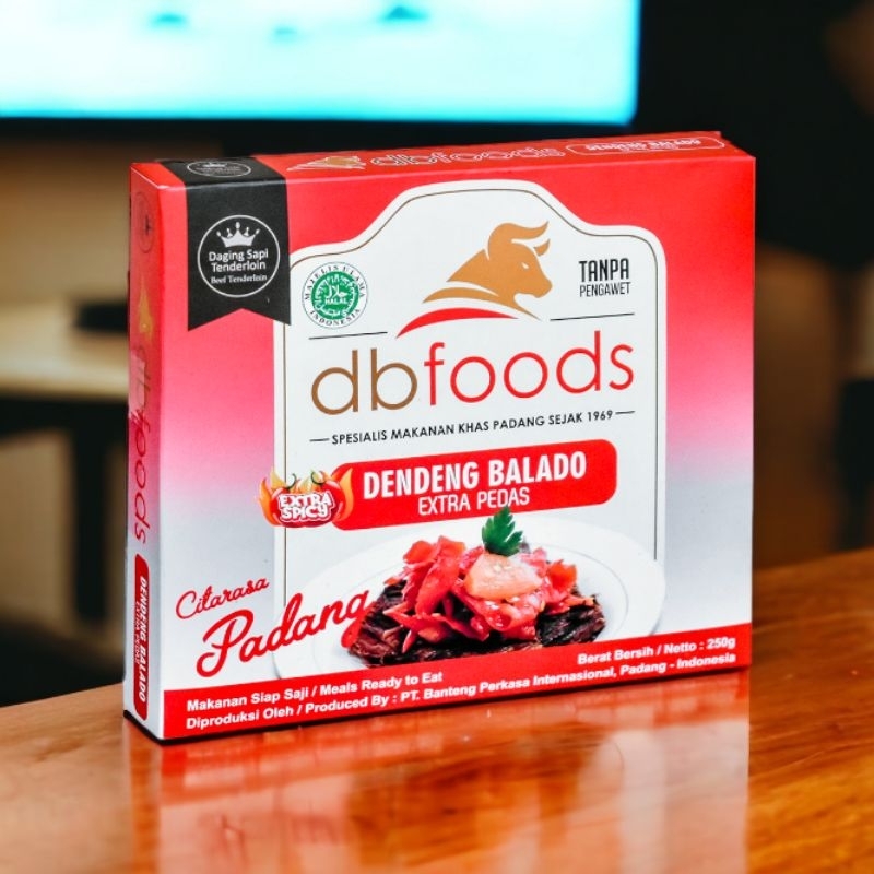 Jual DBFOODS Dendeng Pedas Premium Siap Makan Praktis Asli Padang ...