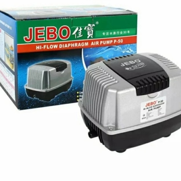 Jual Jebo P50 Pompa Udara Kolam Ikan Aerator Air Pump hi flow Kolam ...