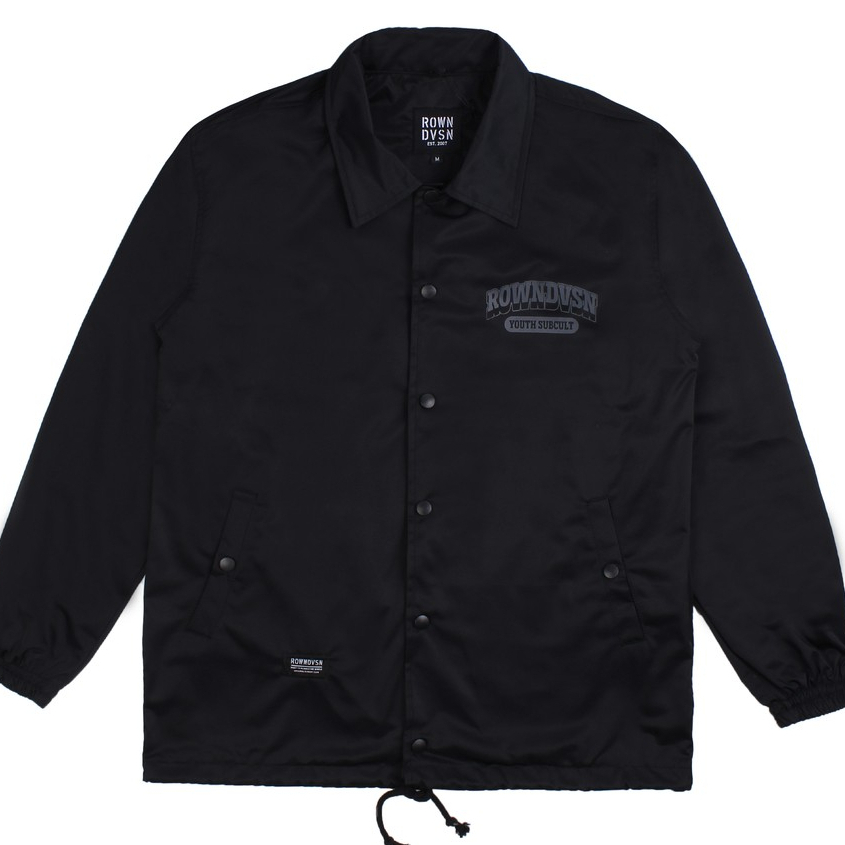Jual Rowndvsn Coach Jacket Black - Rown Division Coach Jacket Cameron ...