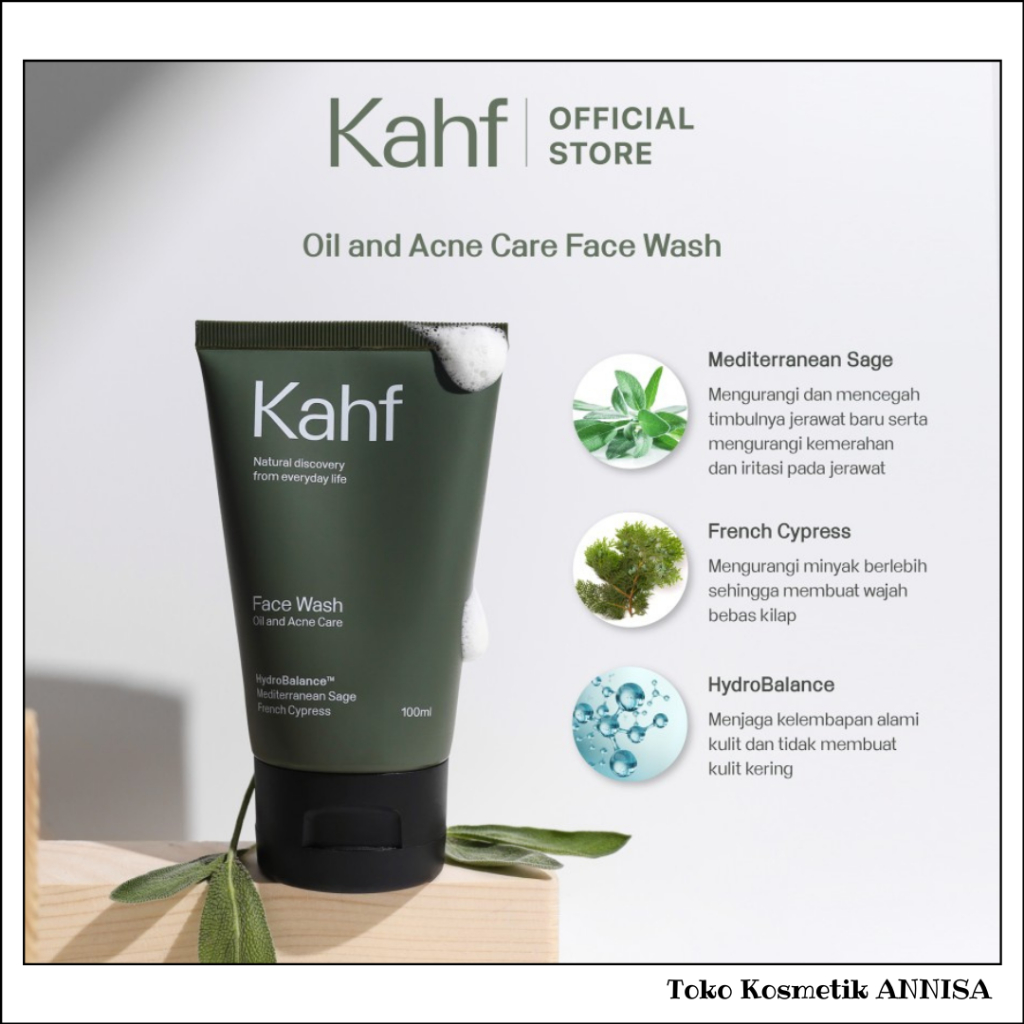 Jual KAHF Oil and Acne Care Face Wash | Shopee Indonesia