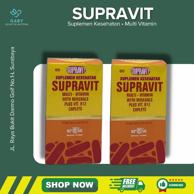 Jual K24 BUKIT DARMO SUPRAVIT Isi 60 TABLET / Suplemen Kesehatan ...