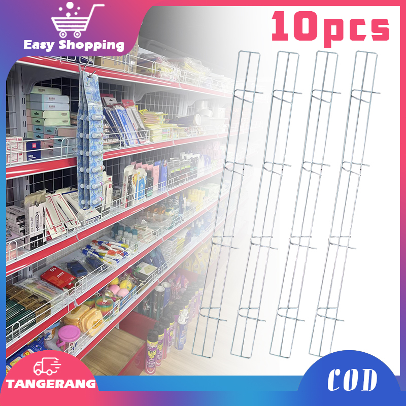 Jual 10pcs Stopper Rak Minimarket Putih Pagar Rak Minimarket 90*6cm Rak ...
