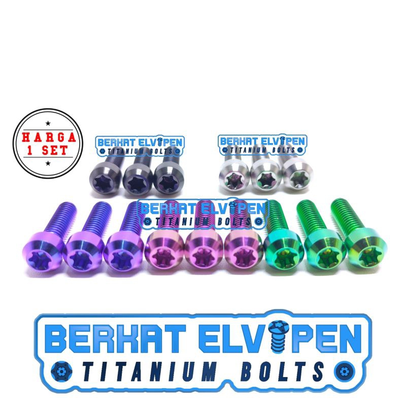 Jual Baut Titanium Cover Air Duct Keongan Cvt Vario 160 Gr5 | Shopee ...