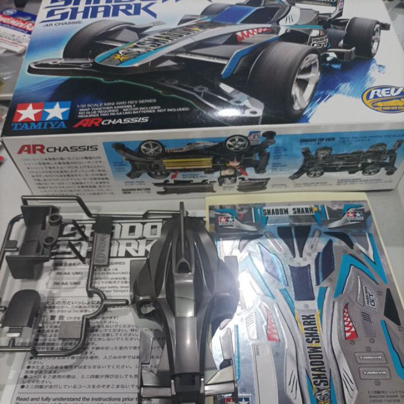 Jual Tamiya body shadow shark AR + stiker copotan kit 18704 | Shopee ...