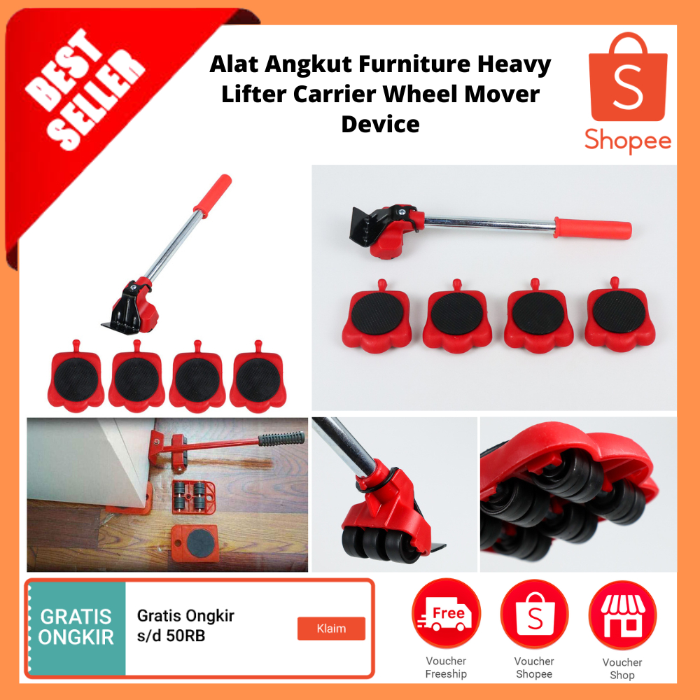 Jual Alat Angkut Furniture Heavy Lifter Carrier Wheel Mover Device ...