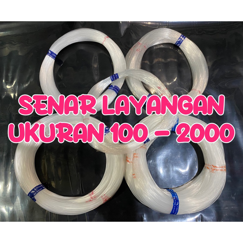 Jual SENAR LAYANGAN CAP IKAN KAKAP UKURAN 100- 2000 | Shopee Indonesia