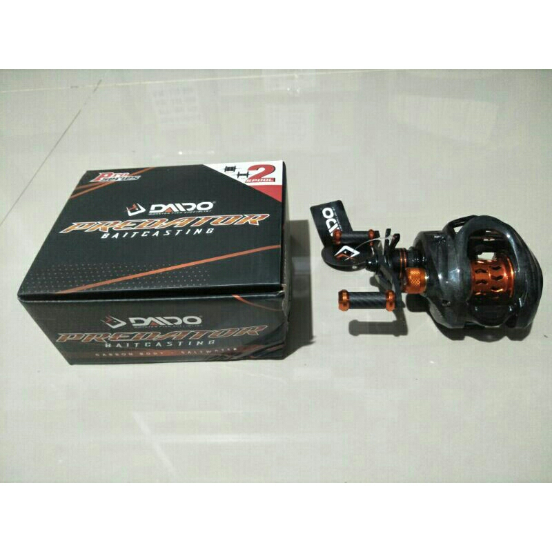 Jual Reel Pancing BC Daido Predator Pro Series (Double Spool) | Shopee ...