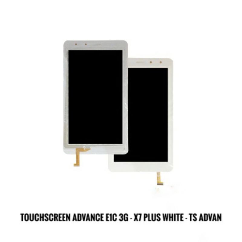 Jual TOUCHSCREEN T.S TAB ADVAN E1C 3G - X7 PLUS -WHITE | Shopee Indonesia