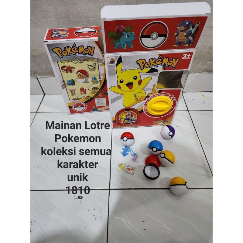 Jual Mainan Pokemon Ball Gotcha Poke Ball Surpries Bola Pokemon Mainan ...