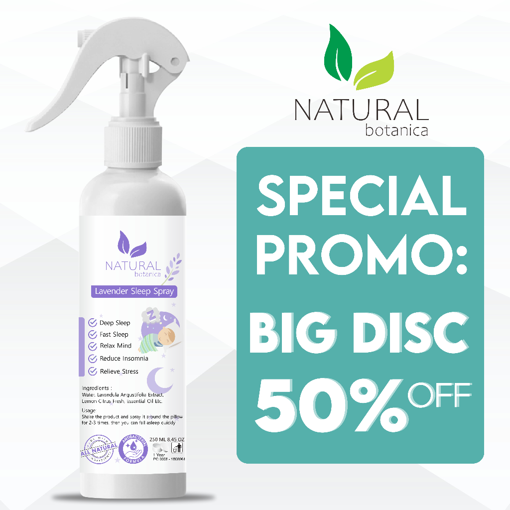 Jual Natural Lavender Deep Sleep Spray Aromaterapi Pillow Spray ...