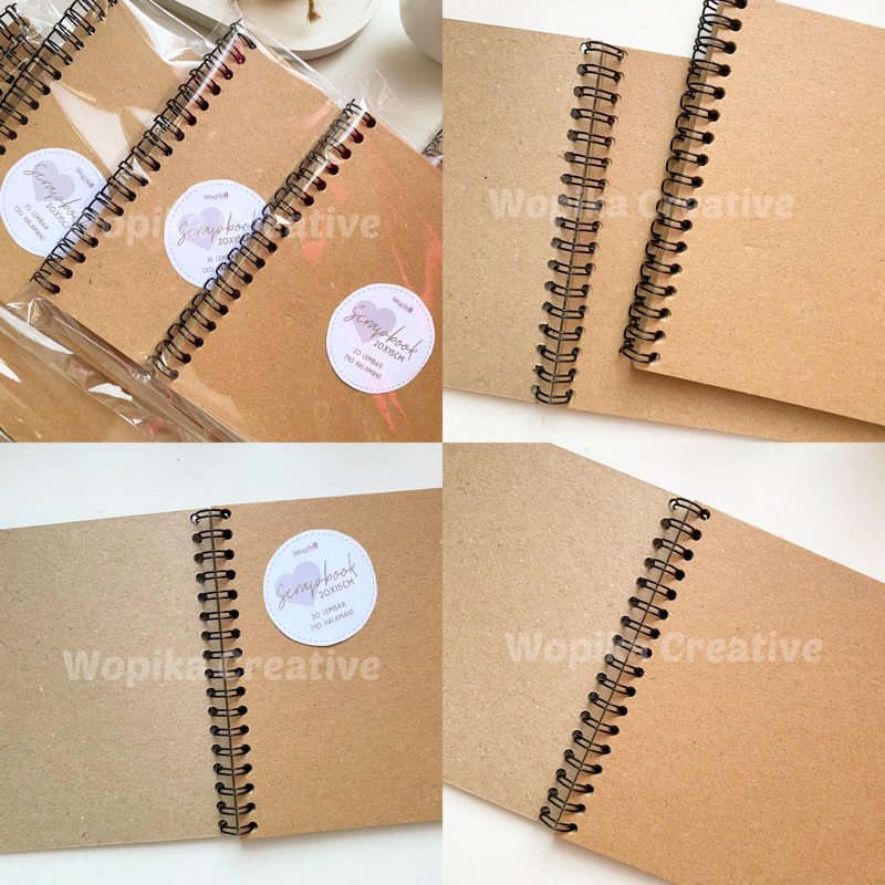 Jual SCRAPBOOK ALBUM POLOS A5 | buku coklat | Shopee Indonesia
