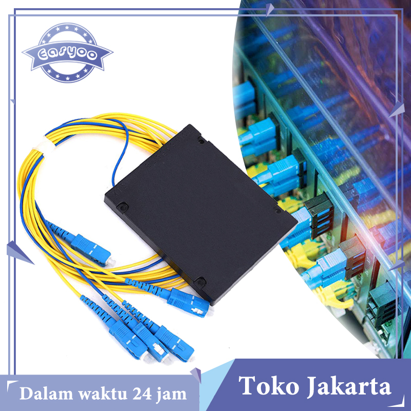 Jual 1:4 1:8 Modular Splitter Fiber Optic Splitter Box Optical SC UPC ...