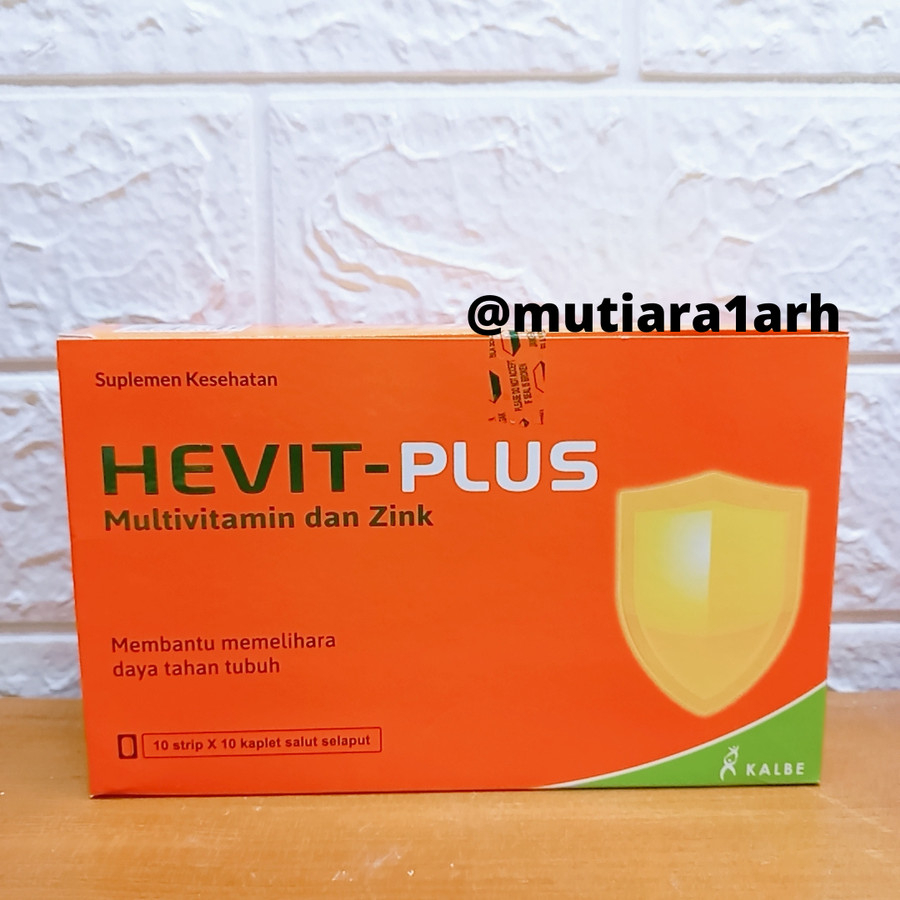 Jual HEVIT PLUS BOX 100 KAPLET | Shopee Indonesia