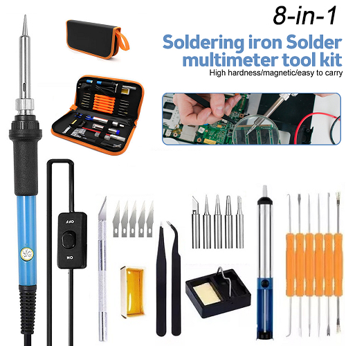 Jual Paket Alat Solder 60 Watt Suhu Adjustable 7 in 1 / 8 in 1 60W ...