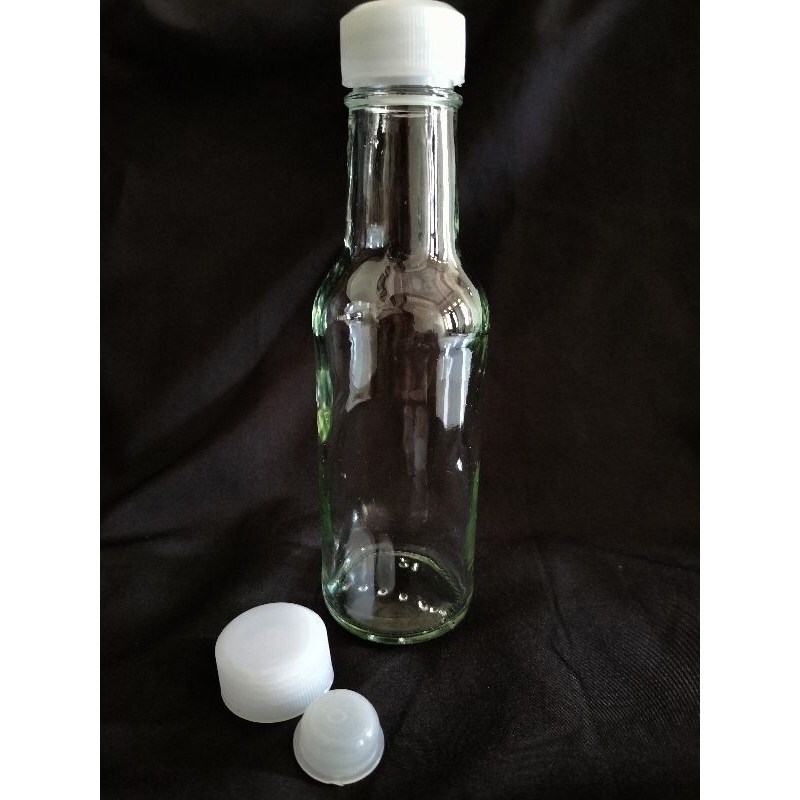 Jual Botol tobasco 90ml / Botol kaca polos 90ml / botol kaca tutup ulir ...