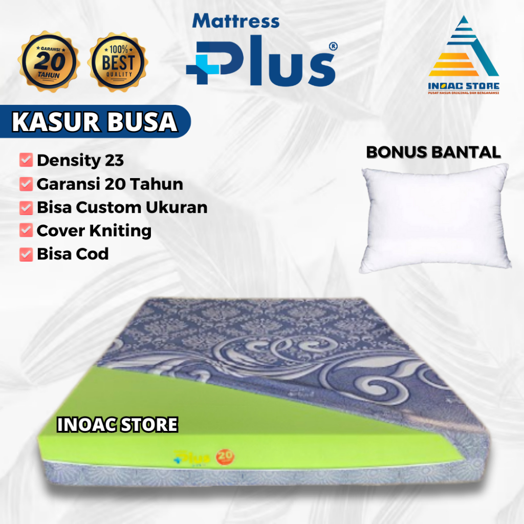 Jual Kasur Busa Inoac Mattress Plus D23 Ukuran Jumbo No1, 2, 3, 4 ...