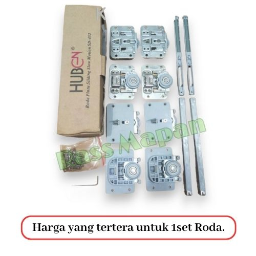 Jual Roda Rel Sliding SD AS 452 Lemari Pintu Sliding Slow Motion Soft ...