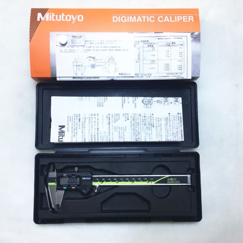 Jual vernier caliper mitutoyo sigmat digital 6" - sigmat mitutoyo 150mm | Shopee Indonesia