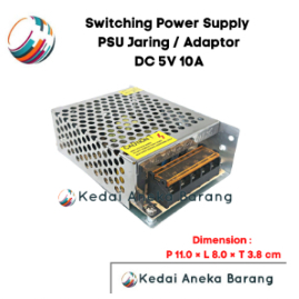 Jual Switching Power Supply PSU 5V 10A High Quality, 5 Volt 10 Ampere ...