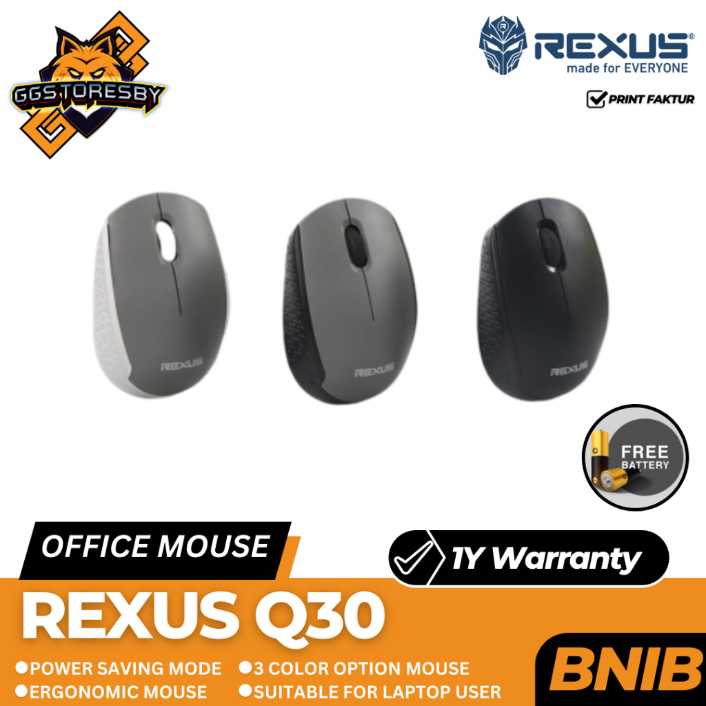 Jual Rexus Office Q30 Wireless Mouse | Shopee Indonesia