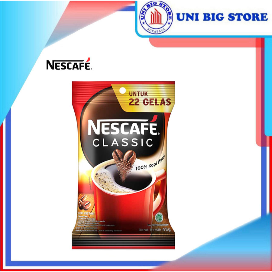 Jual NESCAFE Classic Robusta 50 gr 100% Kopi Murni Instan Coffee ...