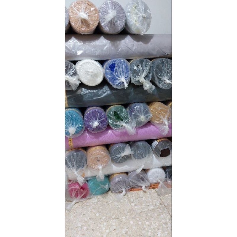 Jual Kain Katun Polymicro Emboss 1 Roll (100meter) | Shopee Indonesia