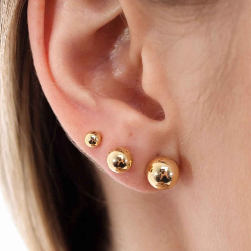 Jual Ark.co - BALLY Earrings | anting minimalis titanium steel anti ...