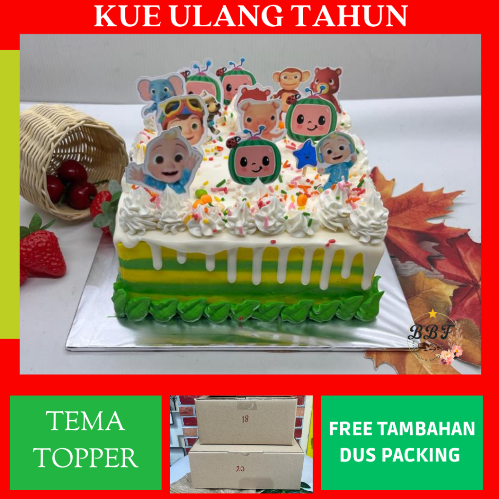 Jual Kue Ultah topper Ulang Tahun /Topper Ultah / Cake Ultah / Birthday ...