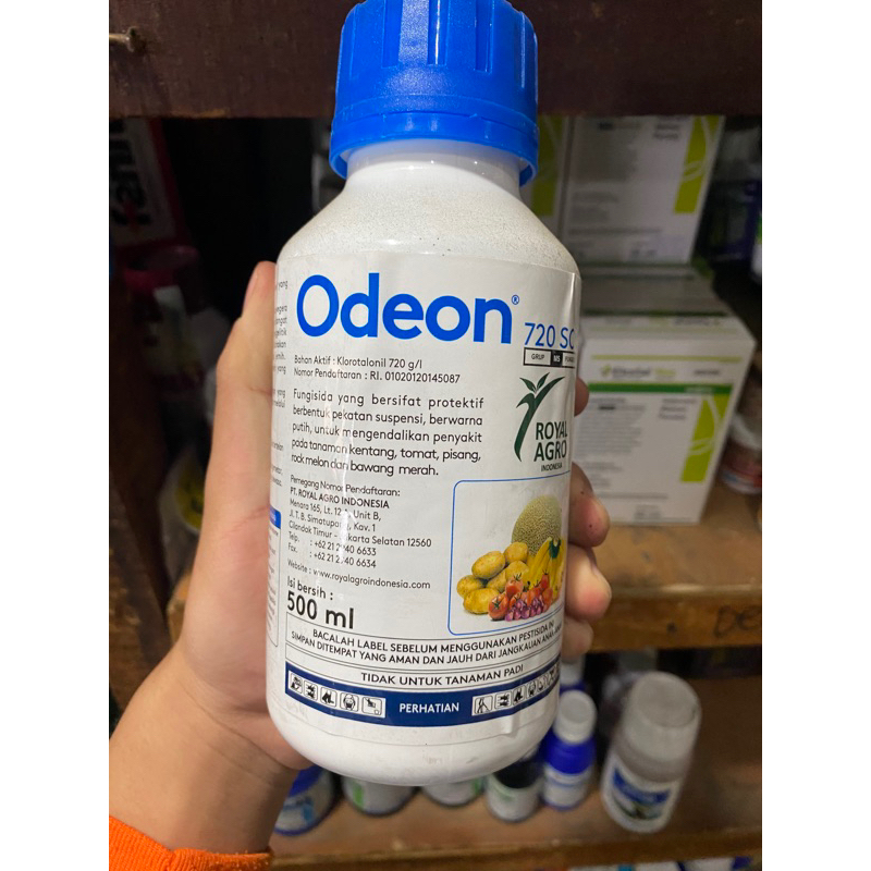 Jual Fungisida Klorotalonil ODEON 720SC 500ml Royal Agro Indonesia ...