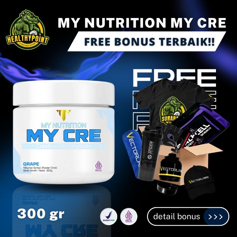 Jual My Nutrition My Cre Creatine Monohydrate Mynutrition Mycre 300 ...