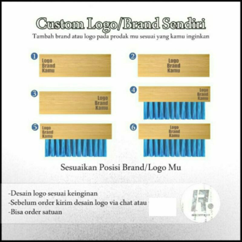 Jual sikat sepatu Custom / Tambah Logo bisa satuan | Shopee Indonesia