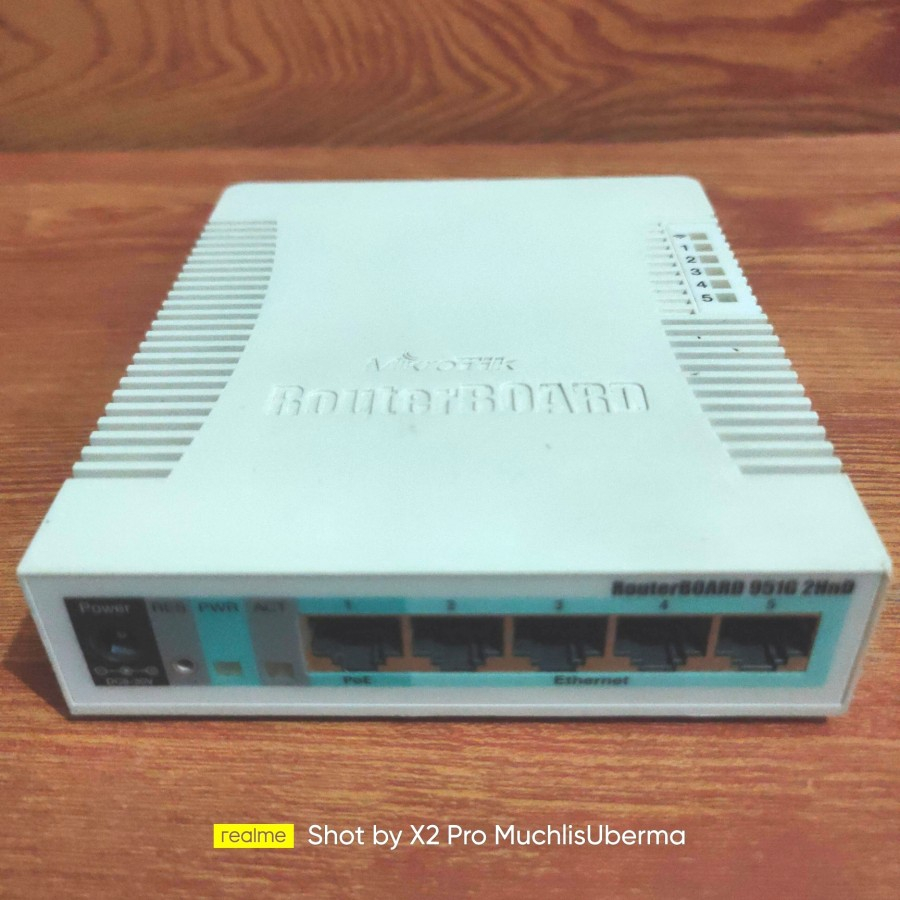 Jual Routerboard Mikrotik RB951G 2HnD Router Gigabit wireless normal bekas | Shopee Indonesia
