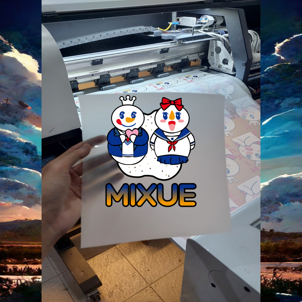 Jual MIXUE Print Sablon DTF Premium Quality Sablon Setrika Sablon Mixue ...