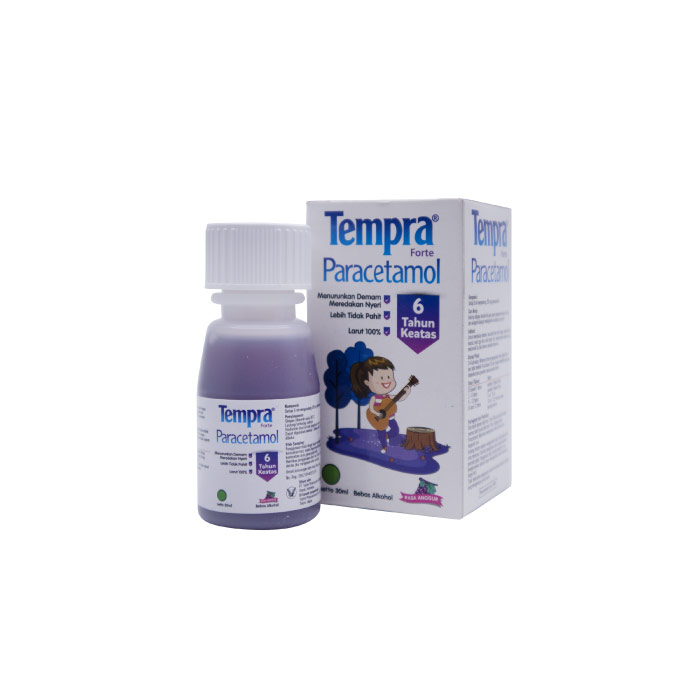 Jual Tempra Forte Sirup 30 ml 1 Botol Rasa Anggur/ Penurun Demam ...