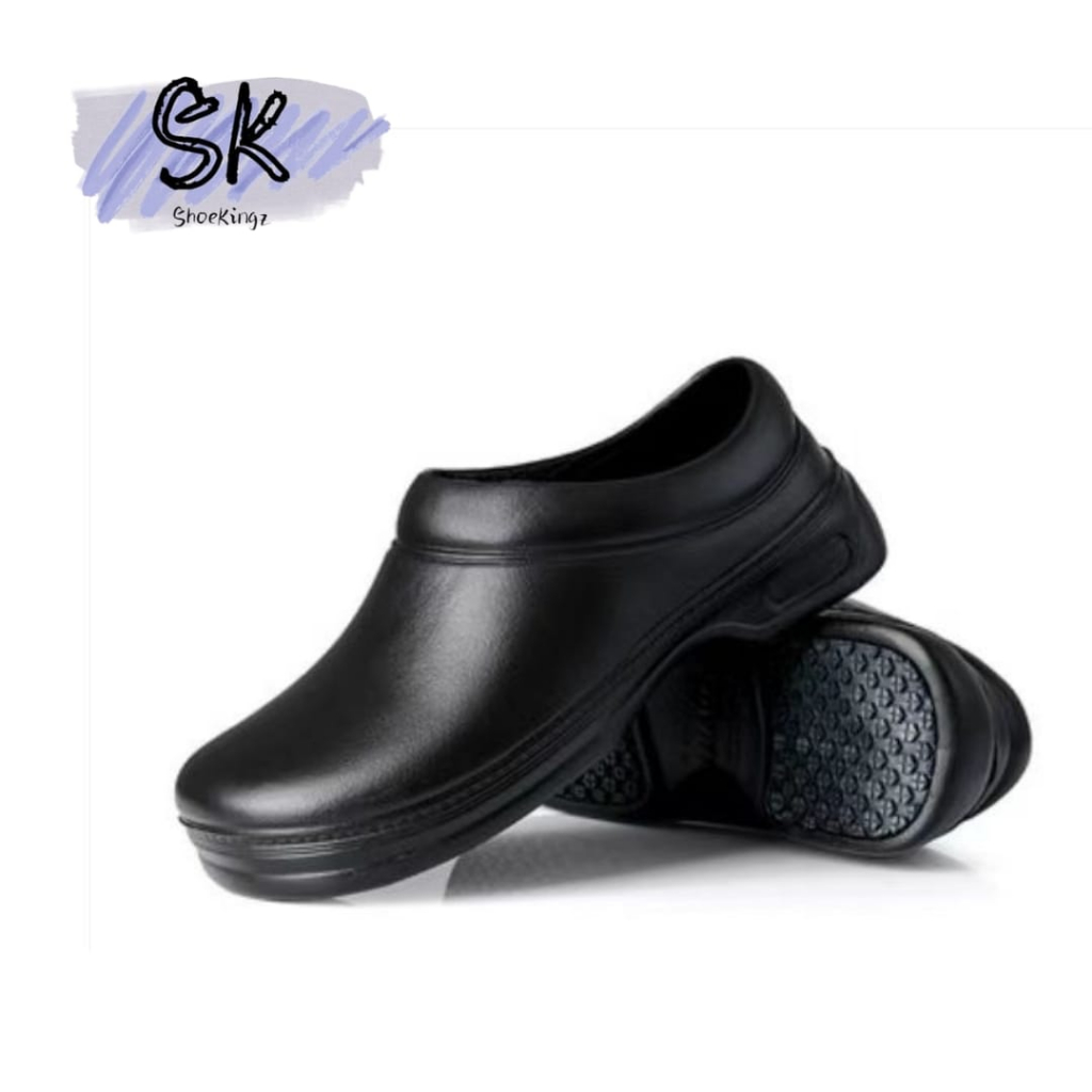 Jual Sepatu Kitchen / Chef Shoes Wako Anti Slip Hitam 9031 | Shopee ...