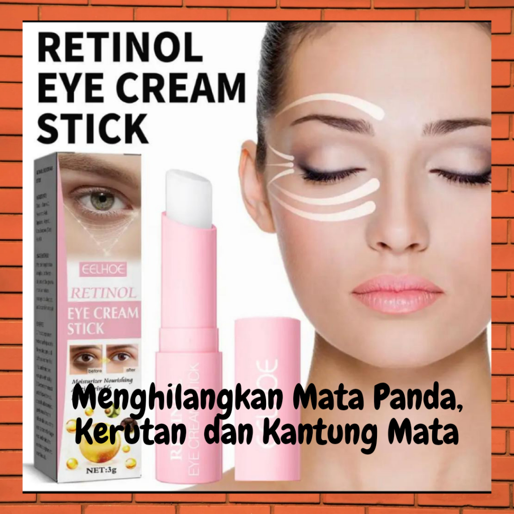 Jual Retinol Eye Stick Cream Eye Serum Eye Gel Mata Panda Eye Cream ...