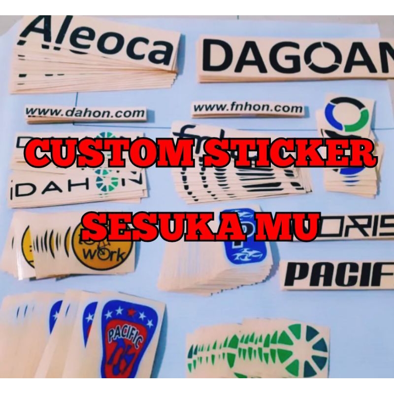 Jual CUTTING STICKER CUSTOM BEBAS | Shopee Indonesia