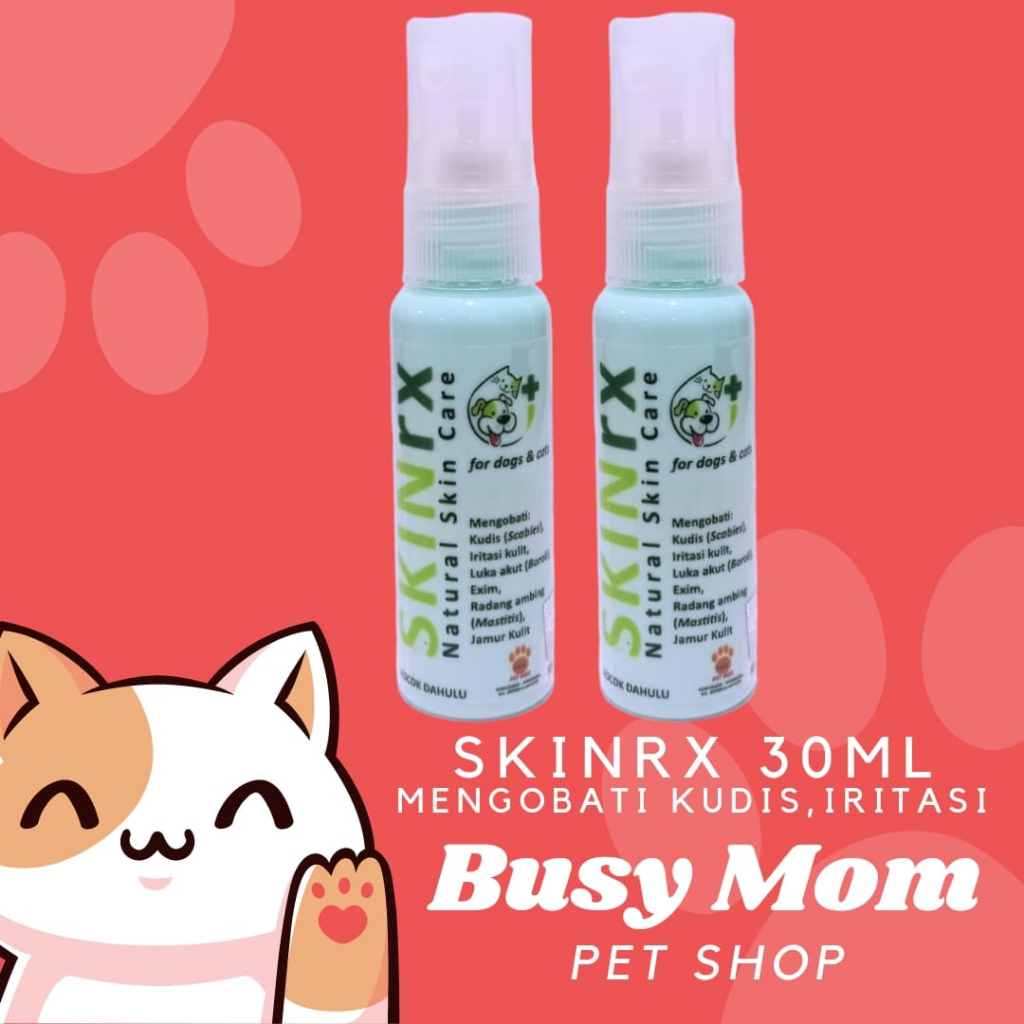 Jual SKINRX Spray 30 ml Obat Kulit Hewan Kucing Anjing Herbal AMAN ...
