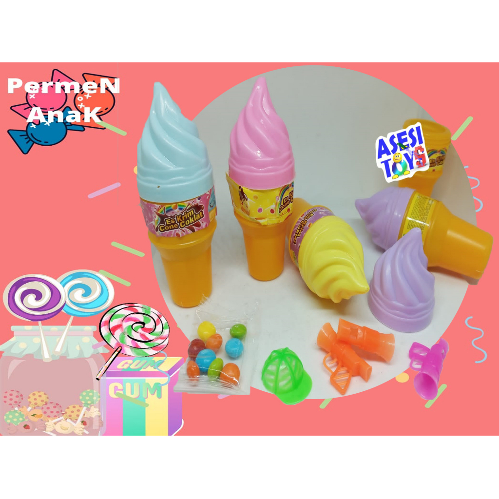 Jual permen anak warung mints rasa ice cream 30pcs | Shopee Indonesia