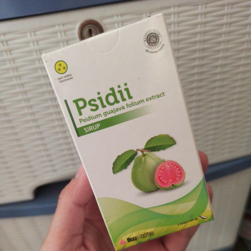 Jual Psidii sirup 60ml ekstrak daun jambu biji DBD trombosit | Shopee ...