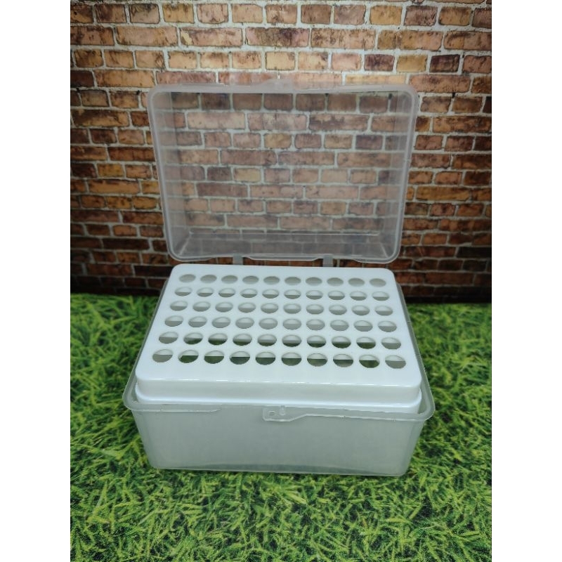 Jual BOX RAK BLUE TIPS 96 HOLE | BOX RAK PIPET TIP 1000 ul | Shopee ...
